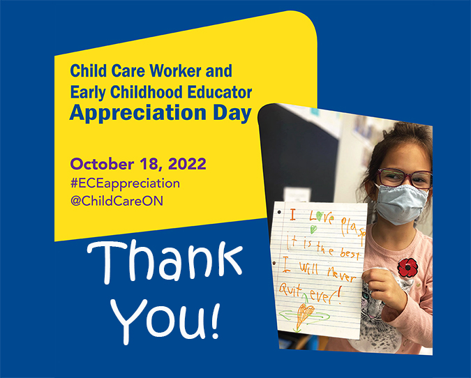 Celebrating Child Care Worker and Early Childhood Educator Appreciation ...